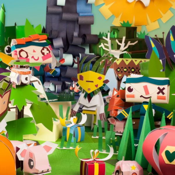 Building your own papercraft world with Tearaway